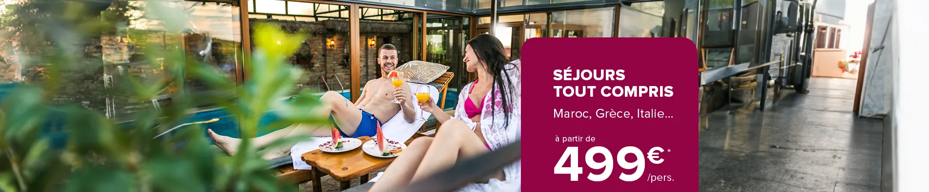 Séjour tout compris all inclusive : nos offres de voyage tout inclus